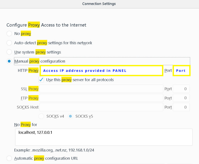Proxy Panel – One Key - DSL Rentals Store